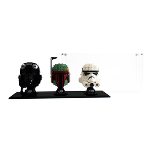 Display Case for three LEGO® Helmets — Wicked Brick