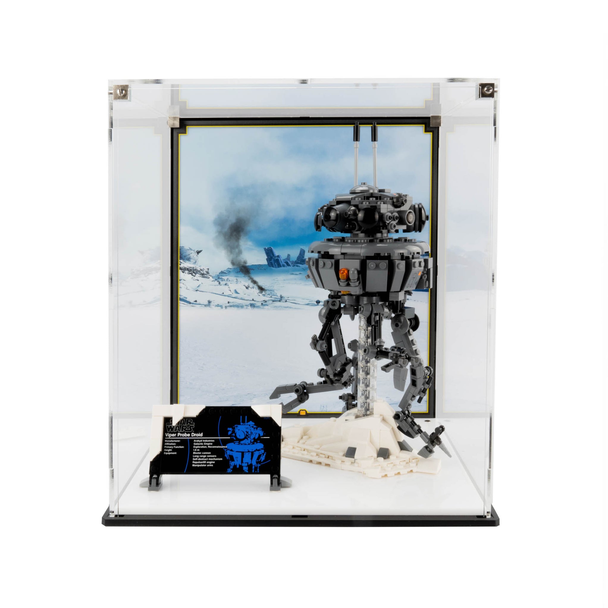 Display Case for LEGO Star Wars Imperial Droid 75306 — Wicked Brick