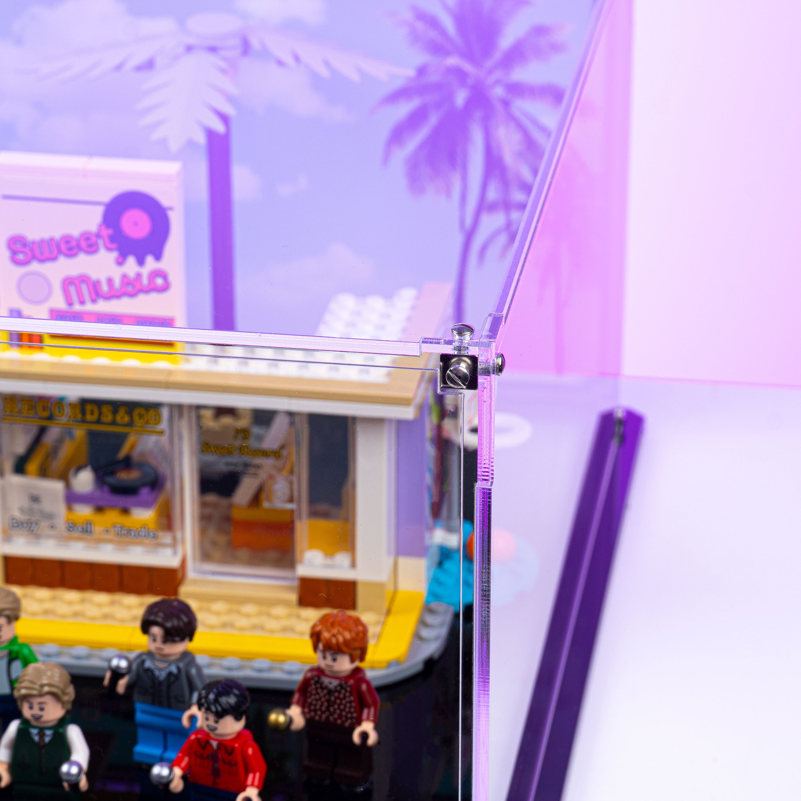 Display Case for LEGO Ideas BTS Dynamite 21339 — Wicked Brick