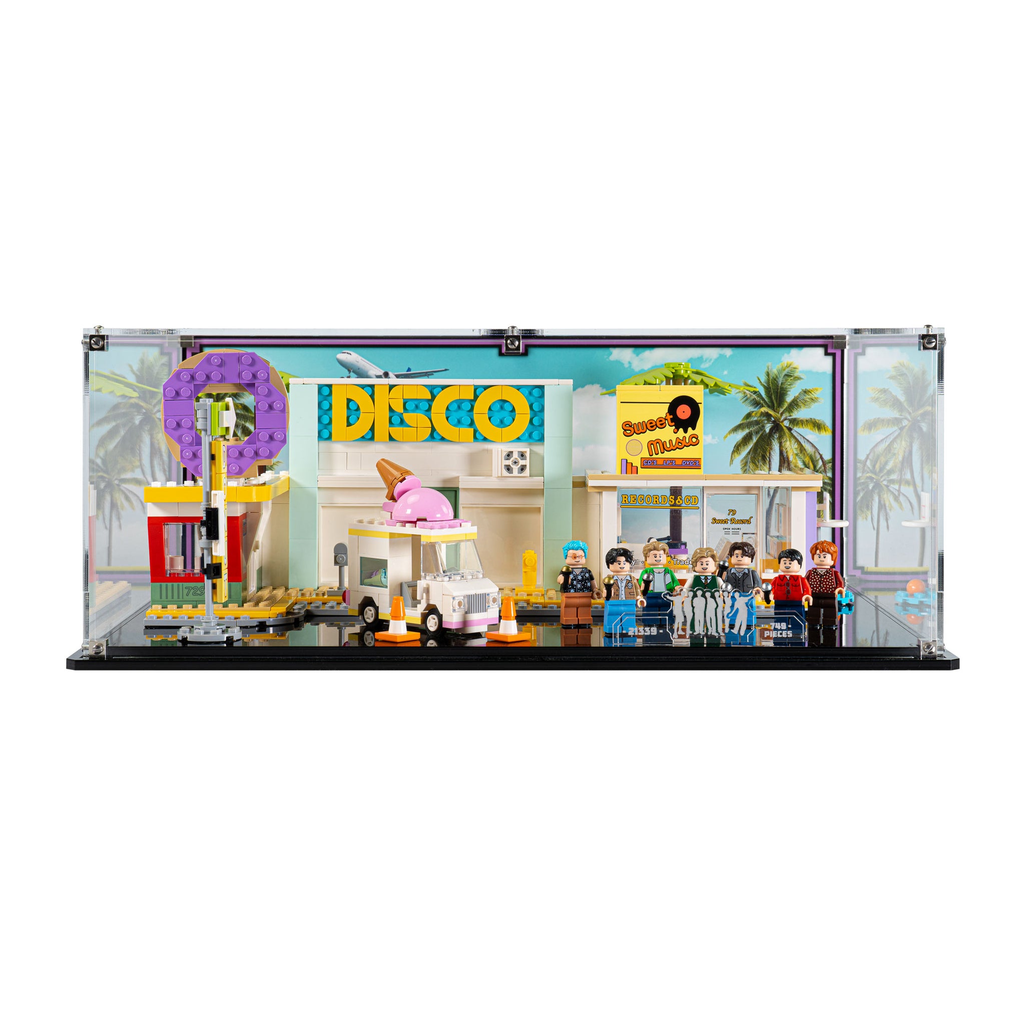 Display Case for LEGO Ideas BTS Dynamite 21339 — Wicked Brick