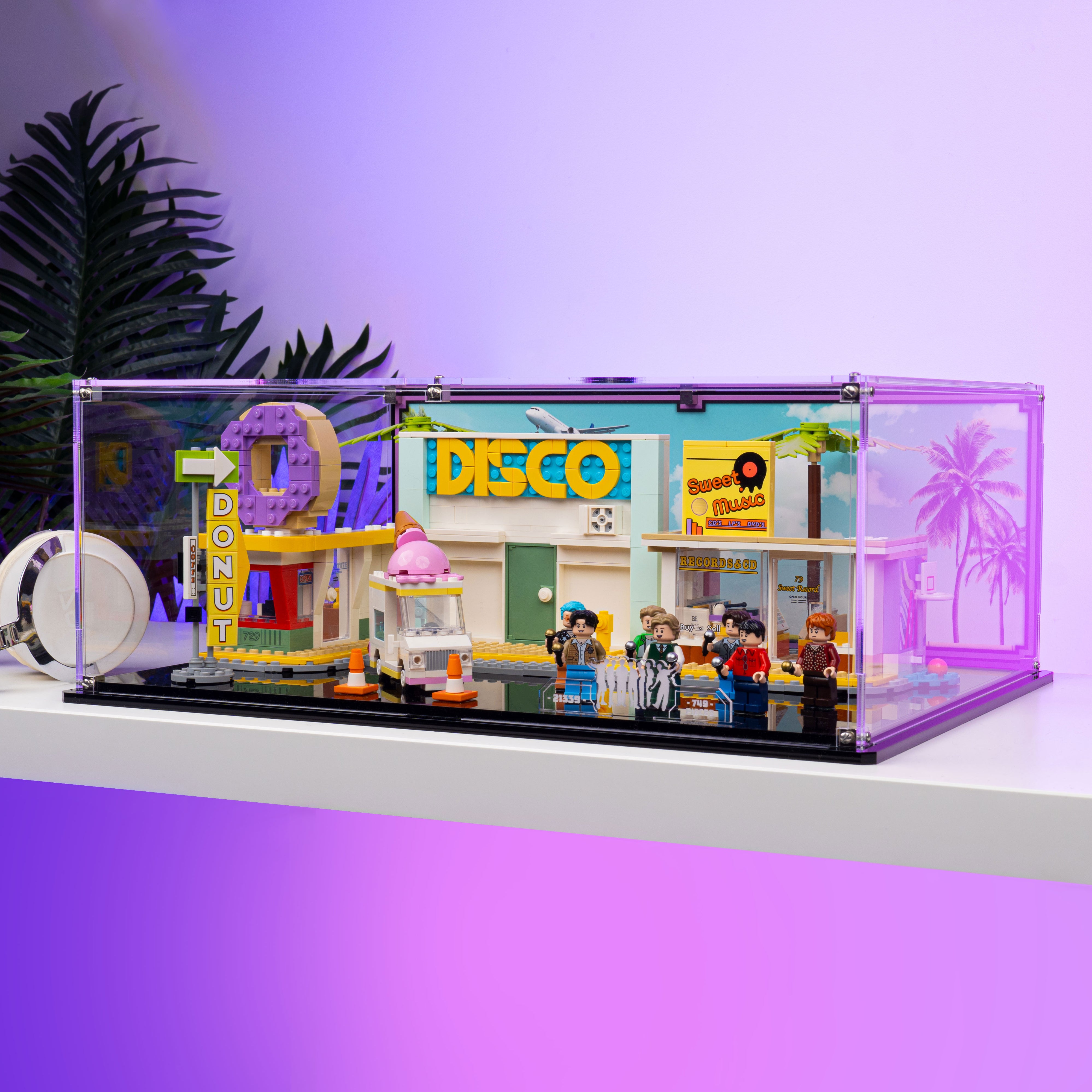 Display Case for LEGO Ideas BTS Dynamite 21339 — Wicked Brick