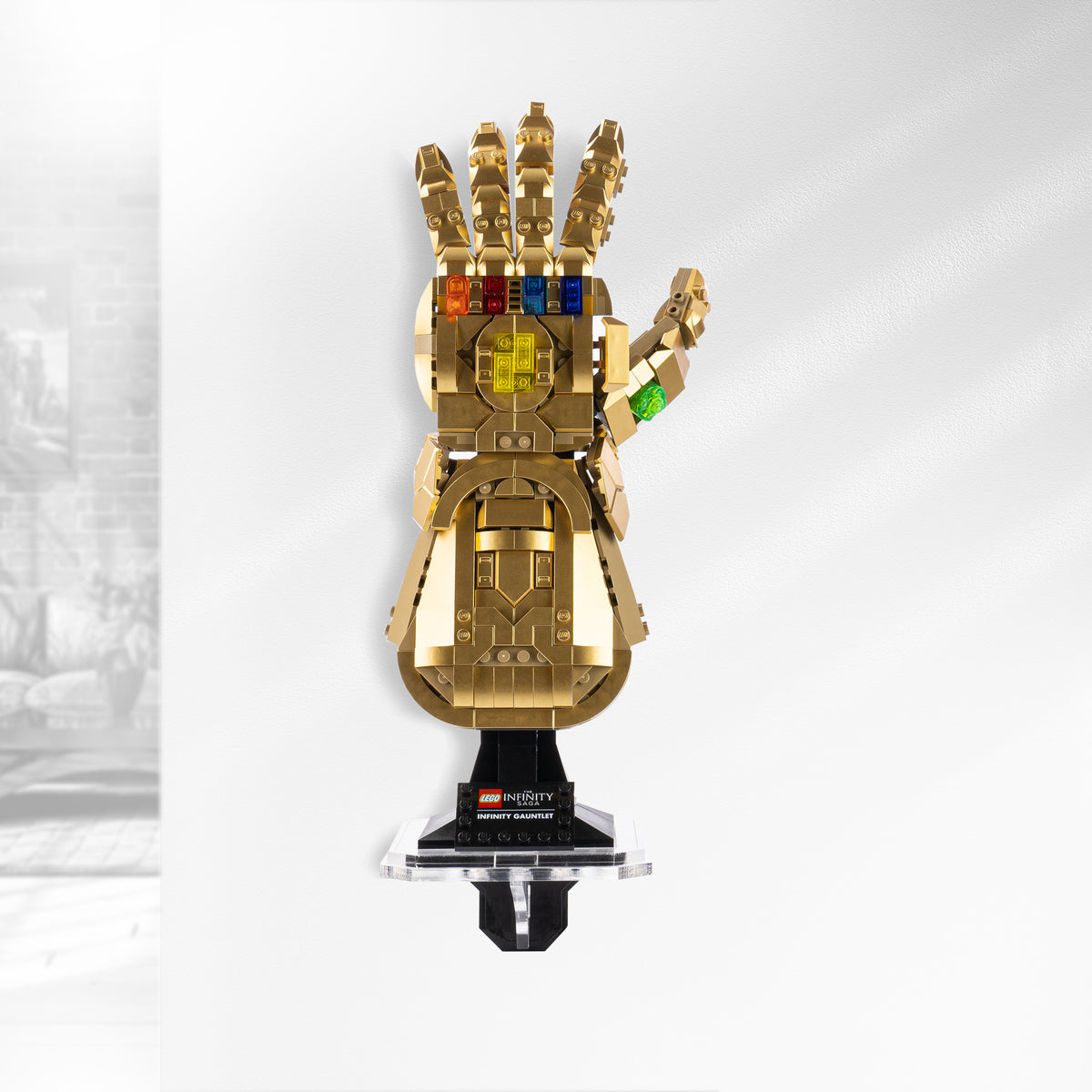 Wall Mounted Display Stand for LEGO® Marvel Infinity Gauntlet (76191) — Wicked Brick