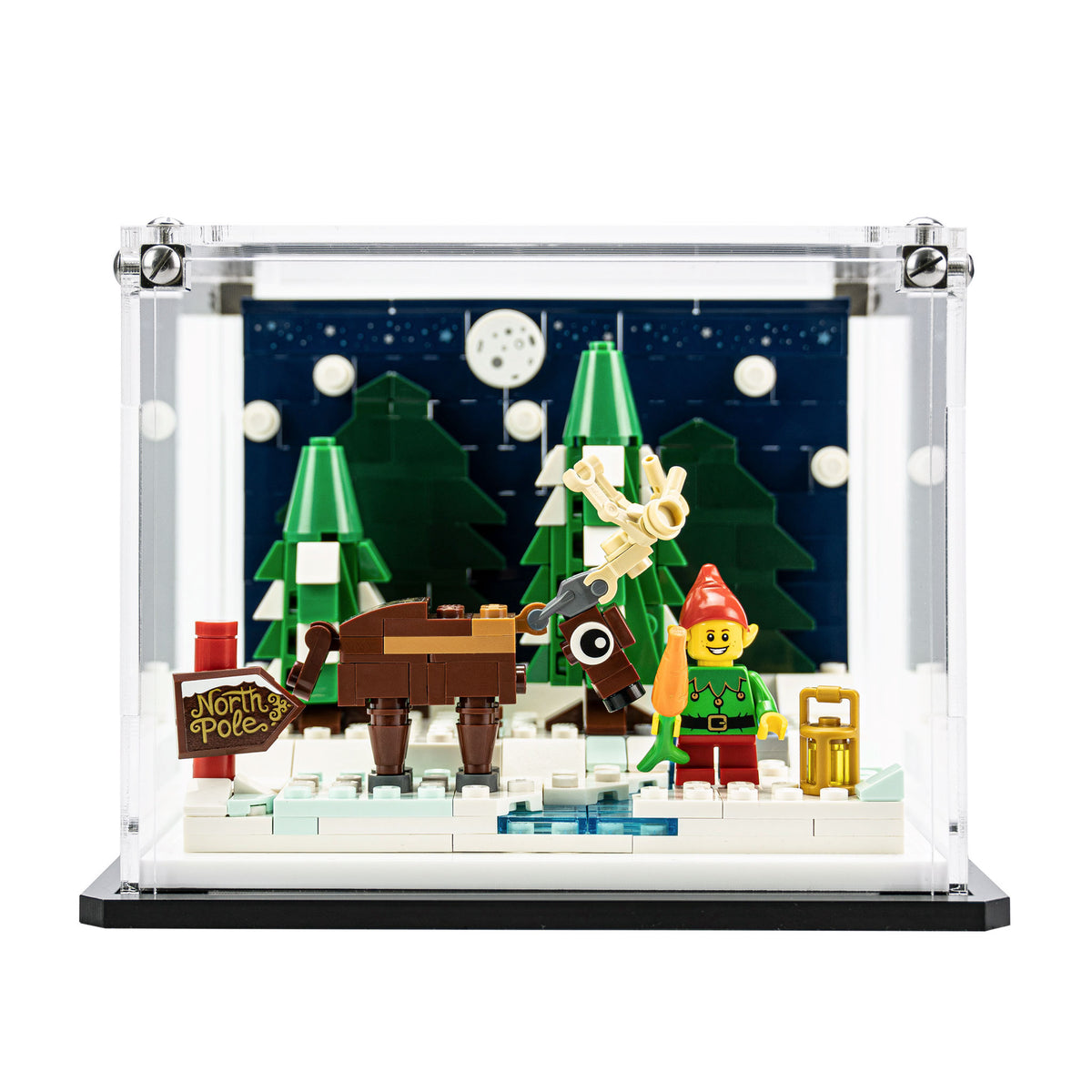 Display Case for LEGO® Santa’s Front Yard (40484) — Wicked Brick