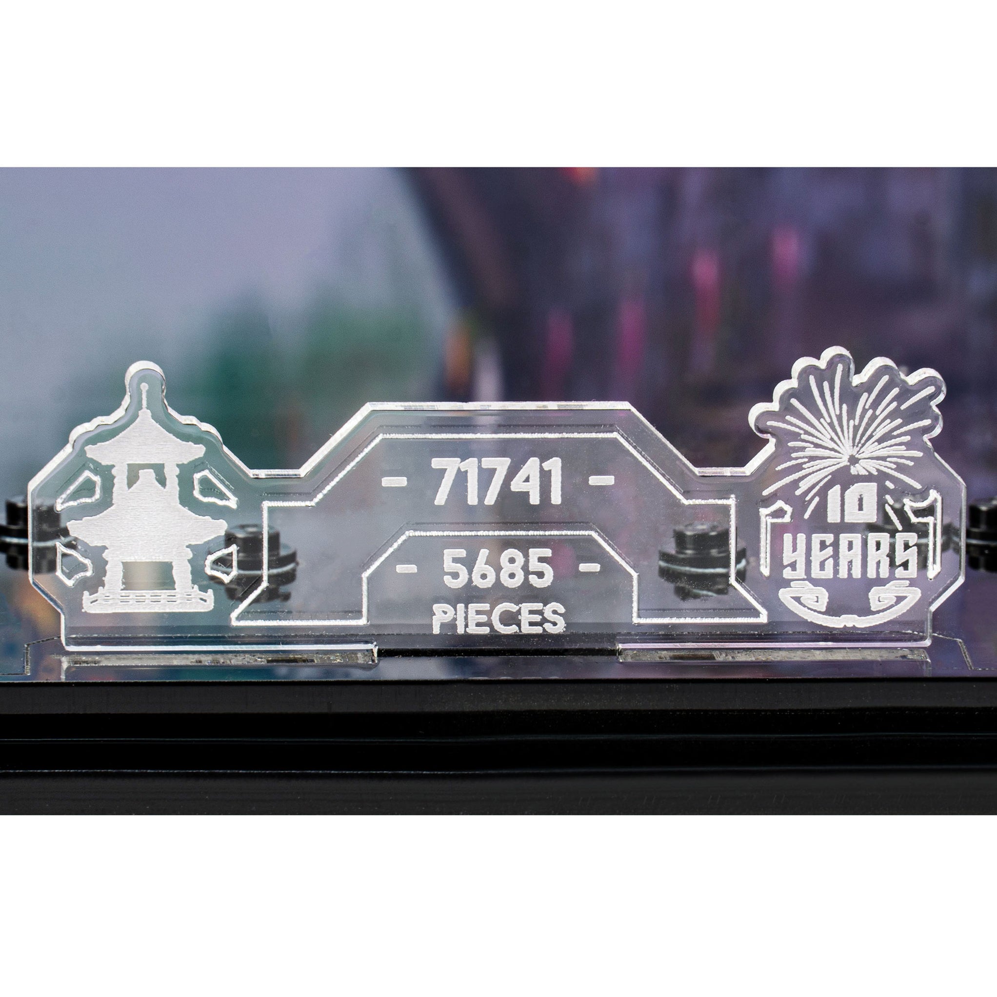 Display Case for LEGO NINJAGO City Gardens 71741 — Wicked Brick