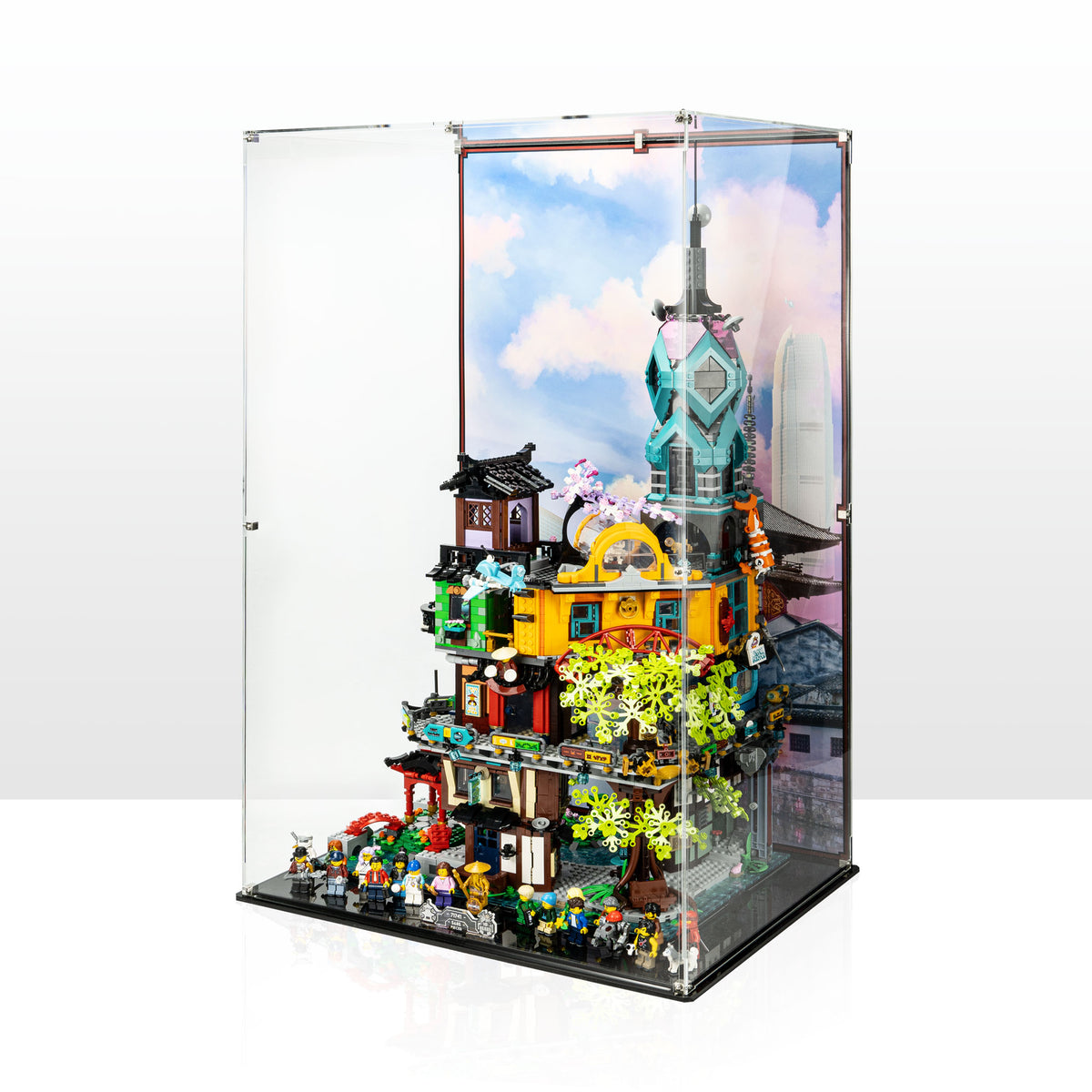 Display Case for LEGO NINJAGO City Gardens 71741 — Wicked Brick