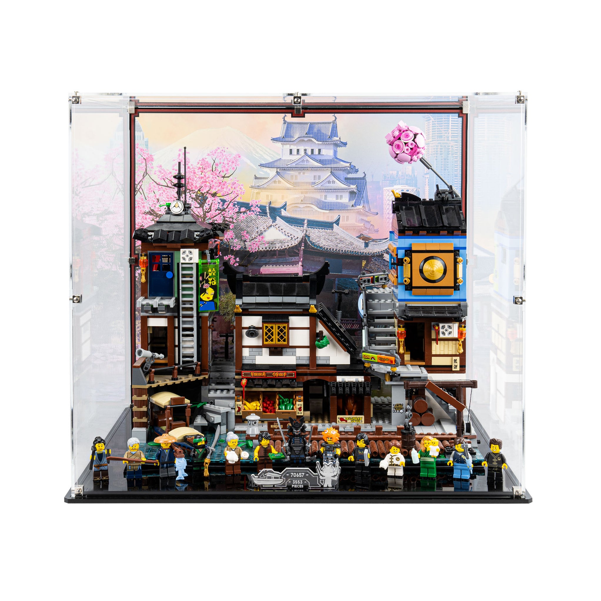 Display Case for LEGO NINJAGO City Docks 70657 — Wicked Brick