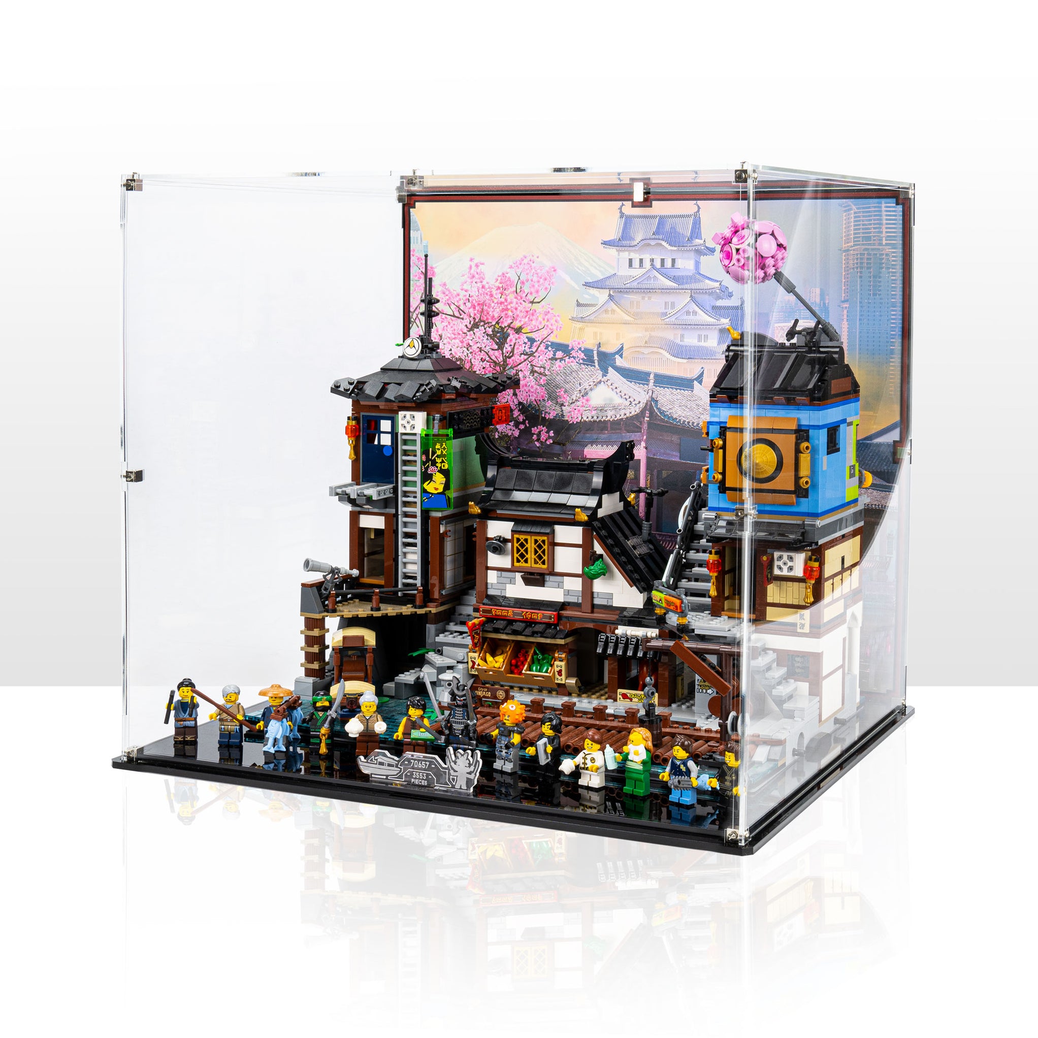 Display Case for LEGO® NINJAGO® City Docks (70657) — Wicked Brick