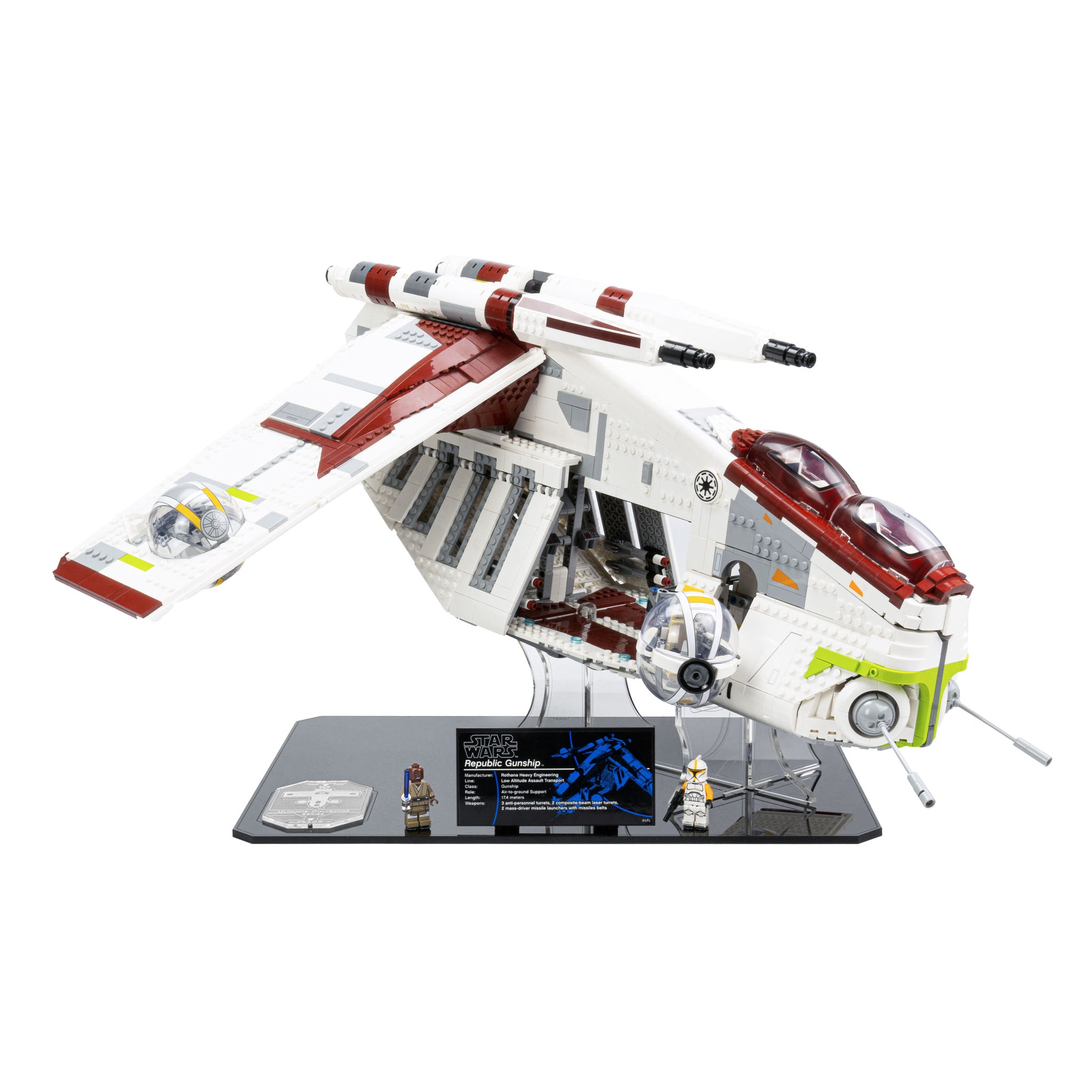 Display Base for LEGO Star Wars UCS Republic Gunship 75309 — Wicked Brick