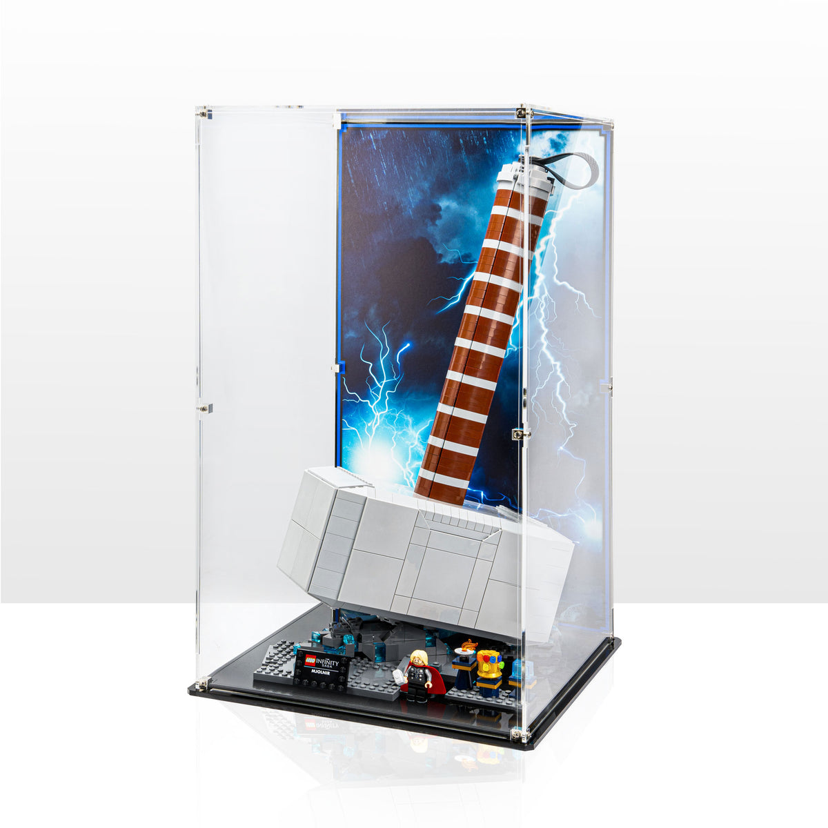 Display Case for LEGO Thor's Hammer 76209 — Wicked Brick