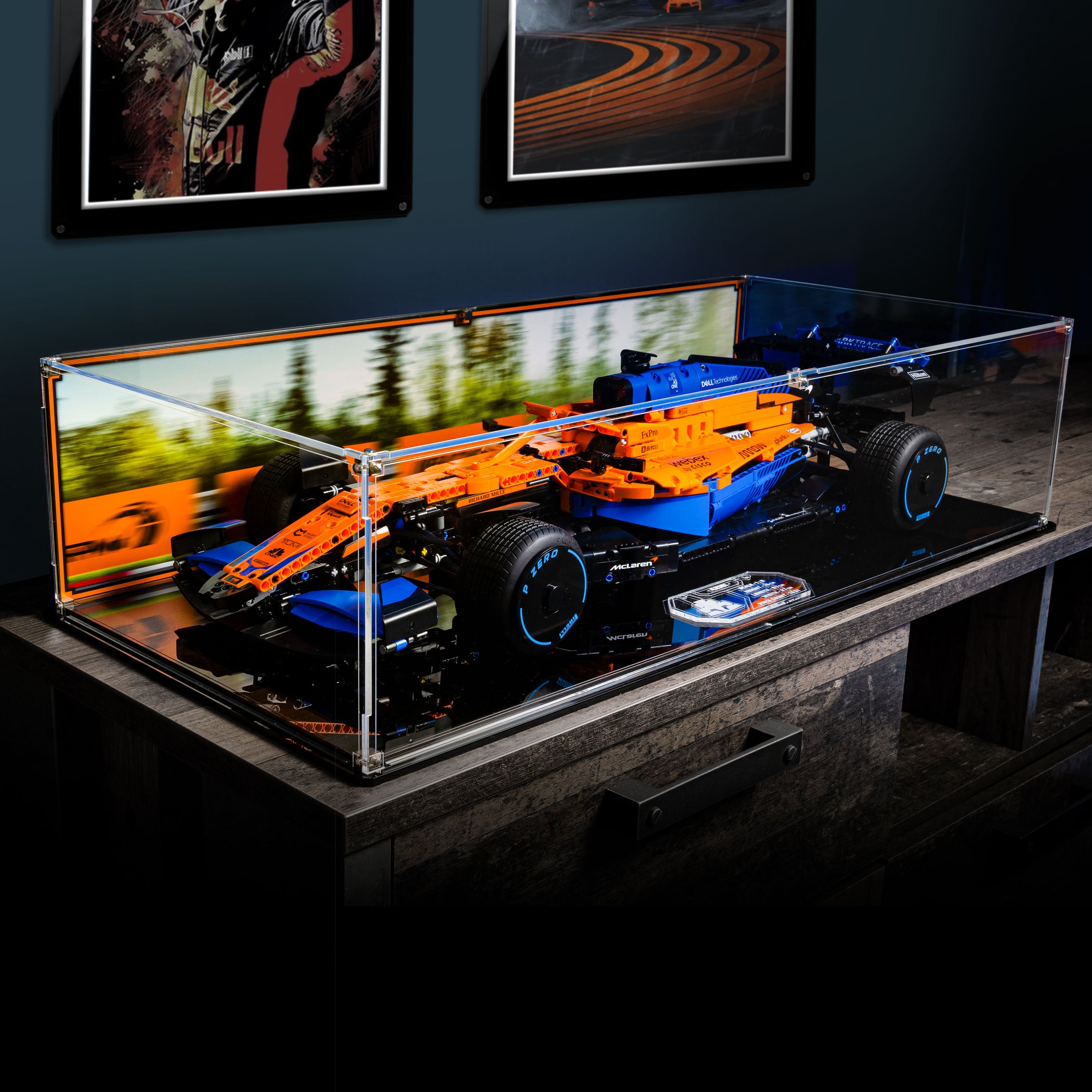 Display Case for LEGO Technic McLaren Formula 1 Race Car 42141 — Wicked ...