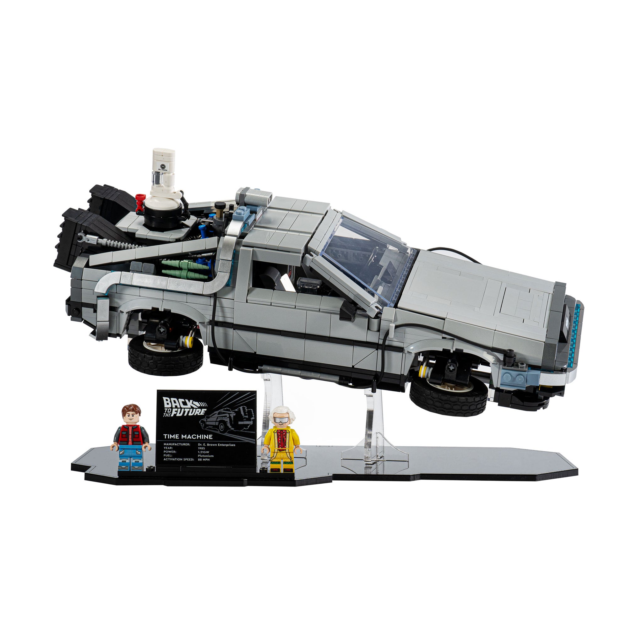 Display Stand for LEGO® Back to the Future Time Machine (10300 ...