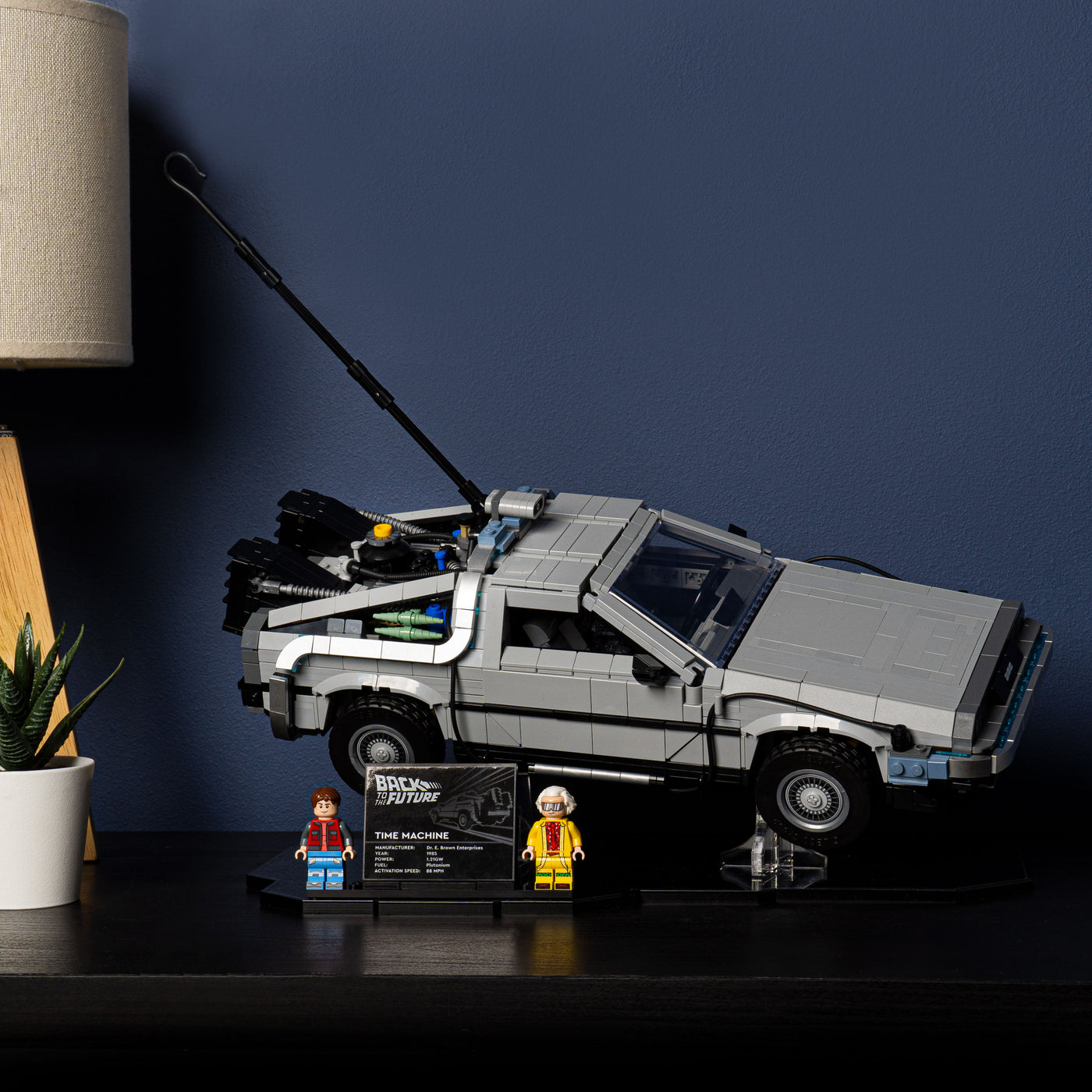 Display Stand for LEGO® Back to the Future Time Machine (10300 ...