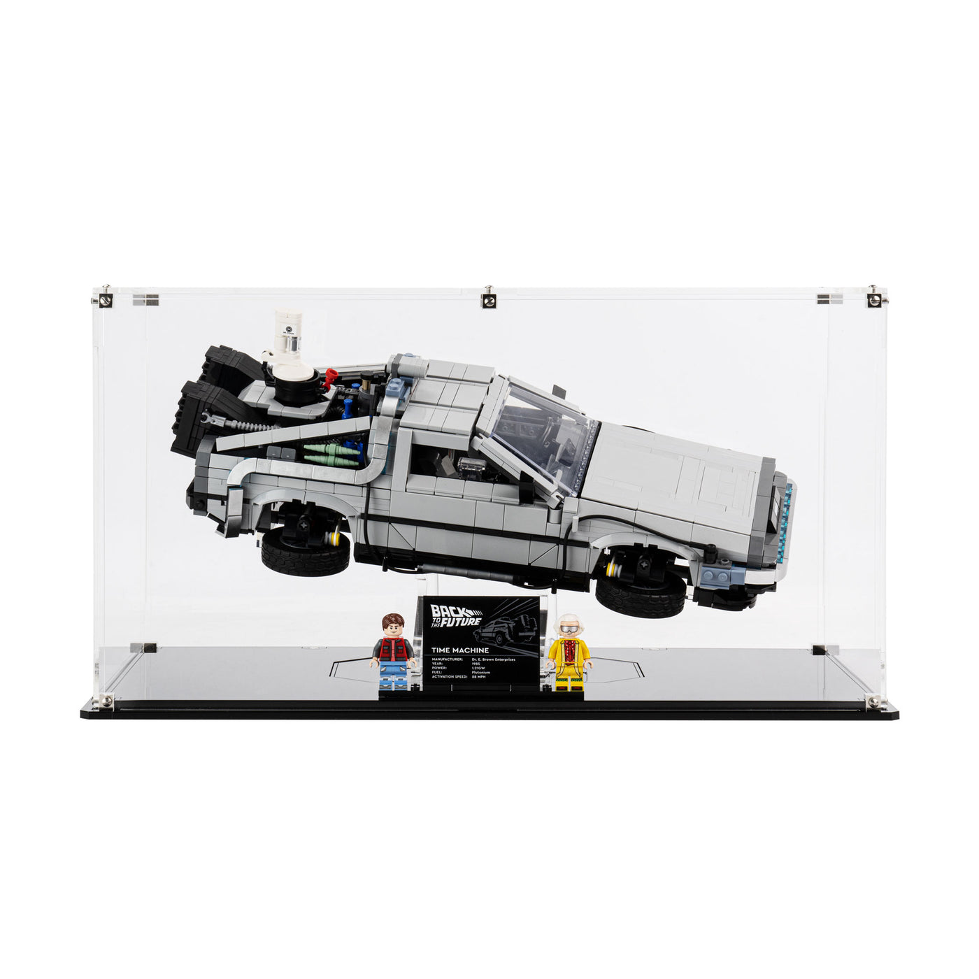 Display Case for LEGO® Back to the Future Time Machine (10300) — Wicked ...