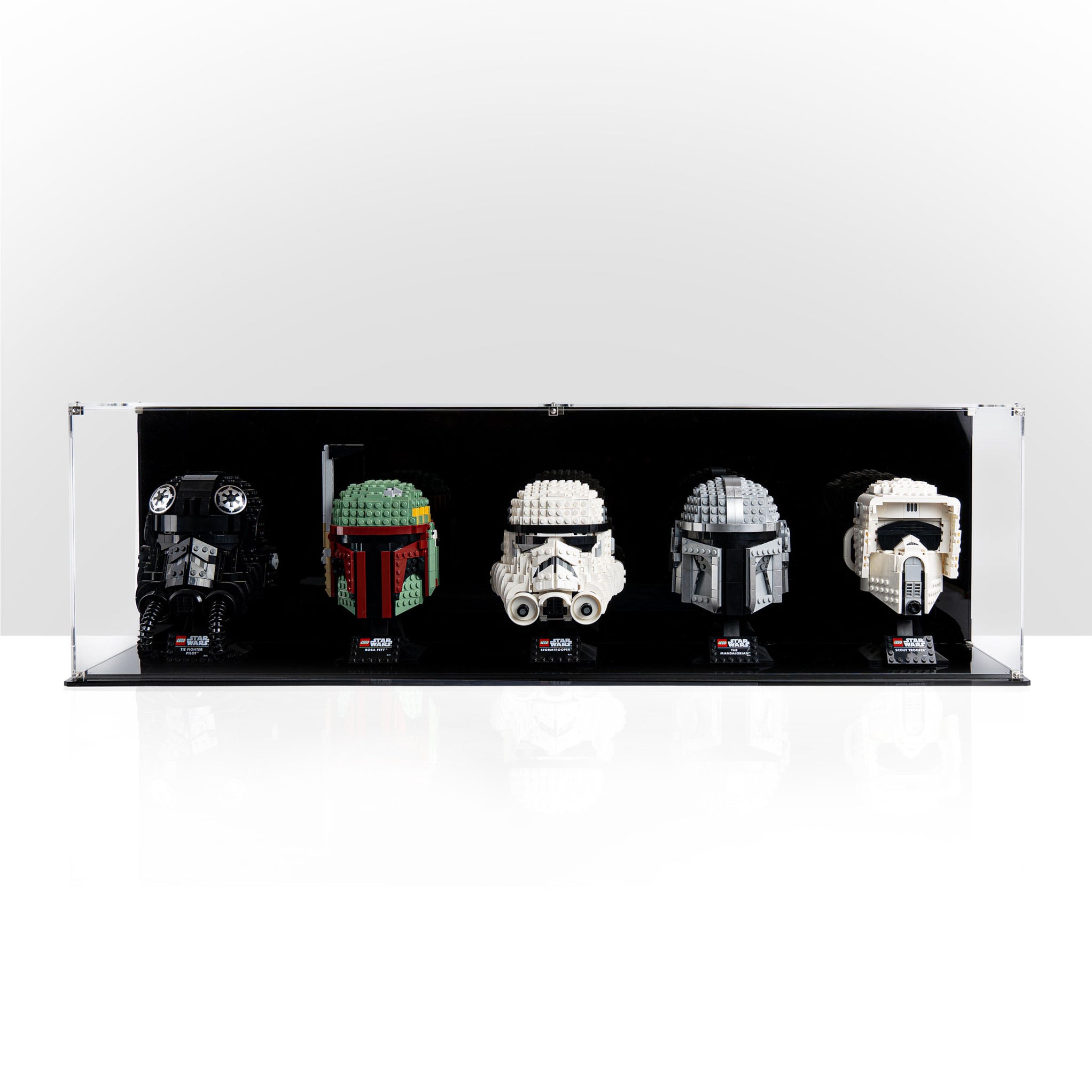 Display Case for five LEGO® Helmets — Wicked Brick