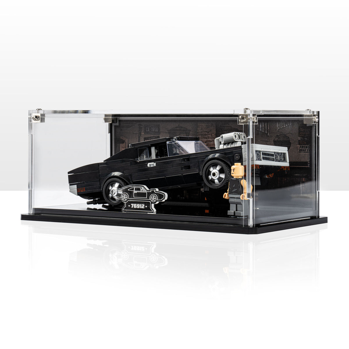 Display Case for LEGO Fast & Furious 1970 Dodge Charger R/T 76912 ...