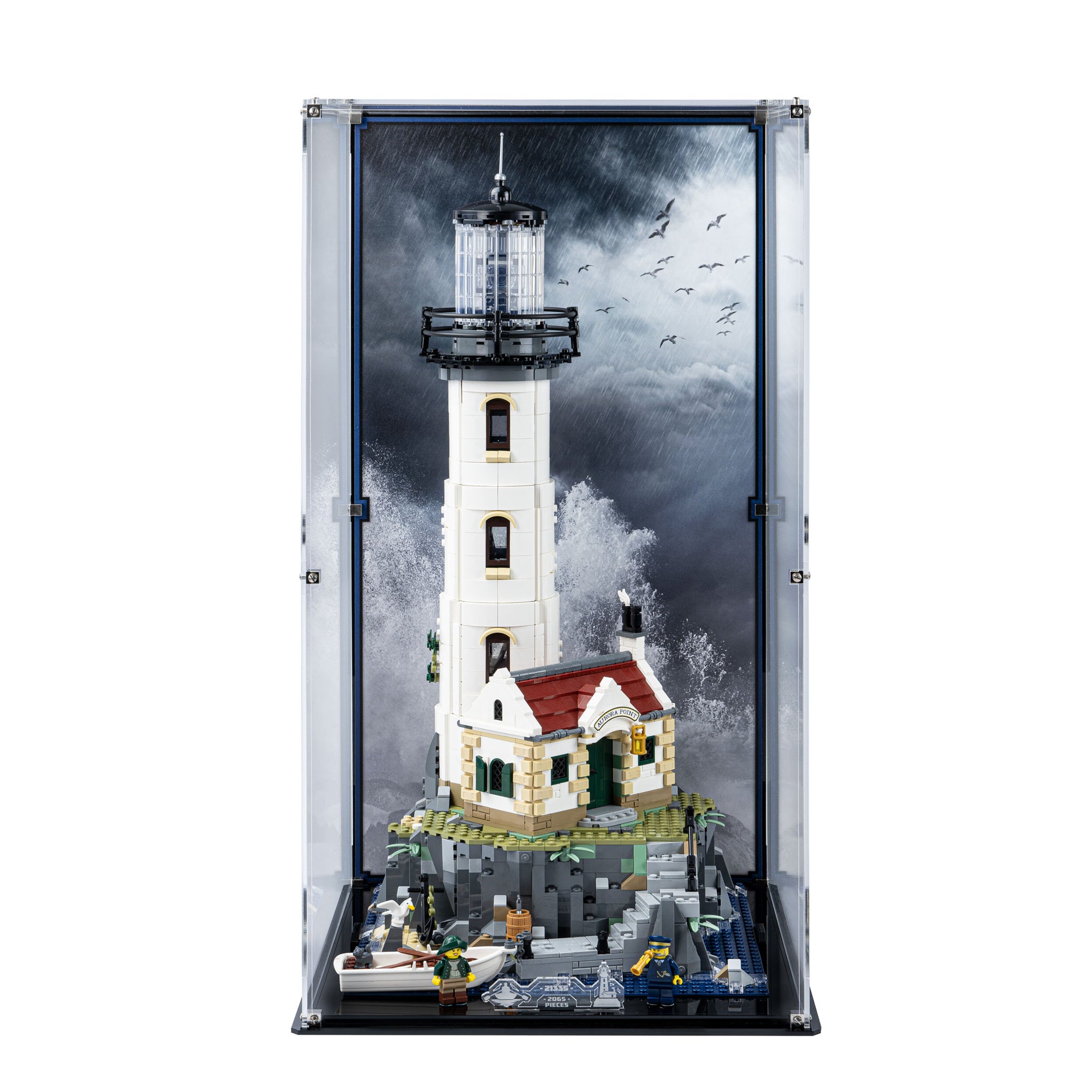 Display Case for LEGO Ideas Motorised Lighthouse 21335 — Wicked Brick