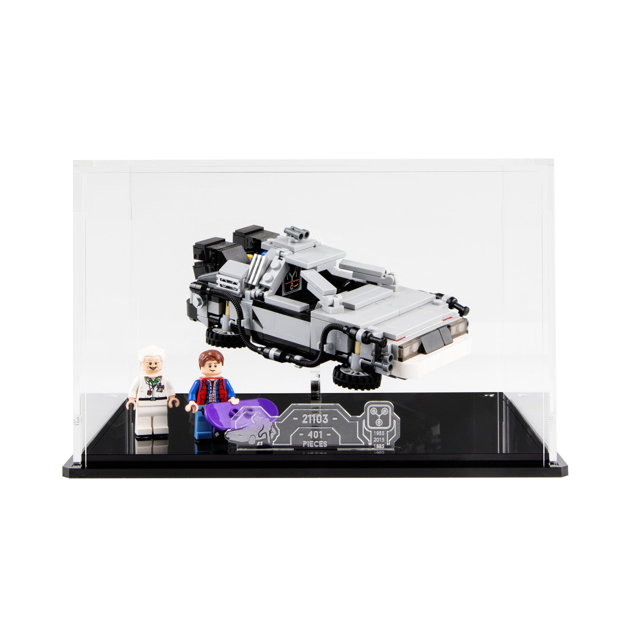 Display Case for LEGO Ideas The DeLorean 21103 — Wicked Brick