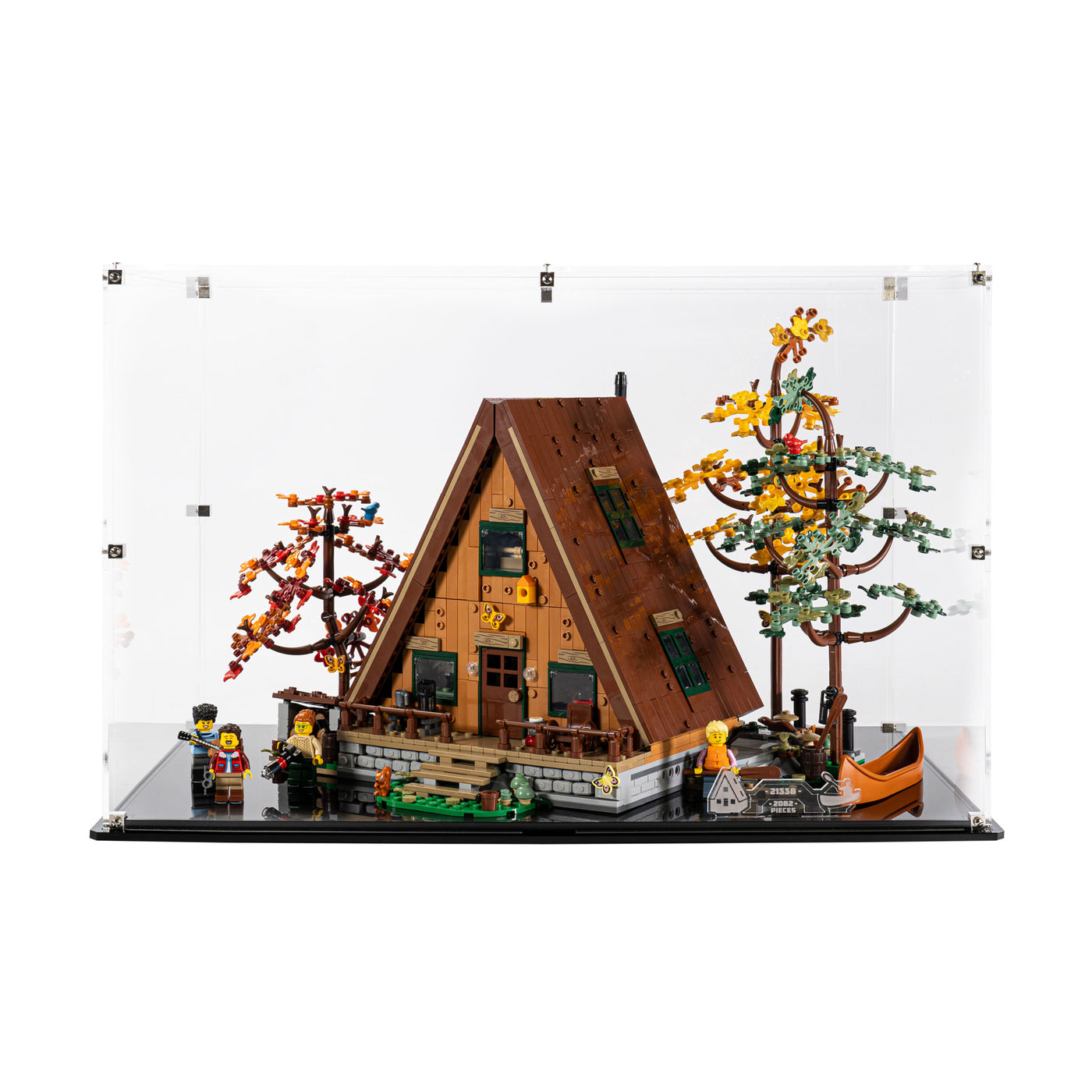 Display Case for LEGO Ideas A-Frame Cabin 21338 — Wicked Brick