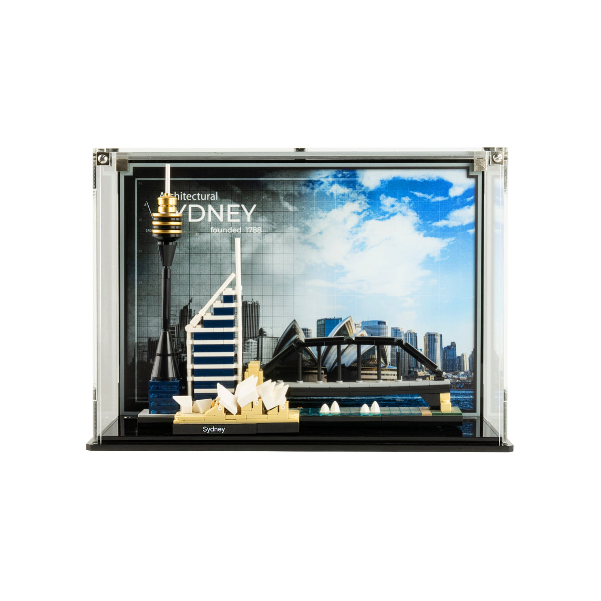 Display Case for LEGO Architecture Sydney Skyline 21032 — Wicked Brick