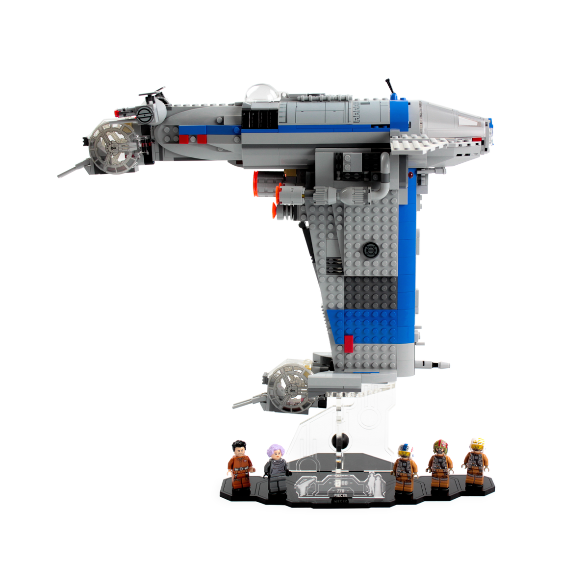 Display Stand for LEGO Star Wars Resistance Bomber 75188 — Wicked Brick
