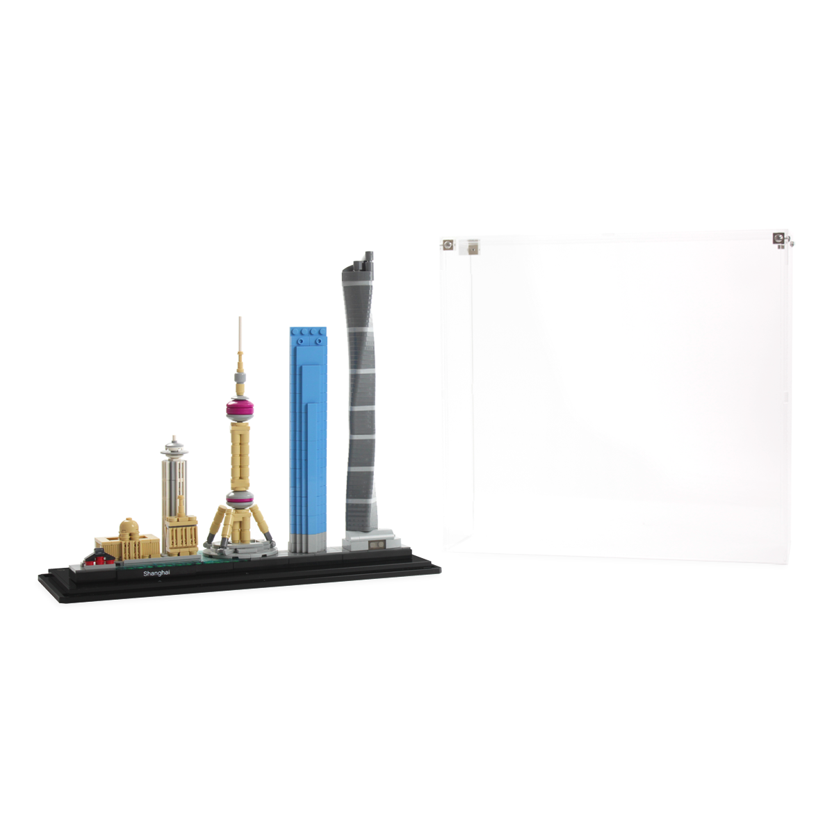 Display Case for LEGO Architecture Shanghai Skyline 21039 — Wicked Brick