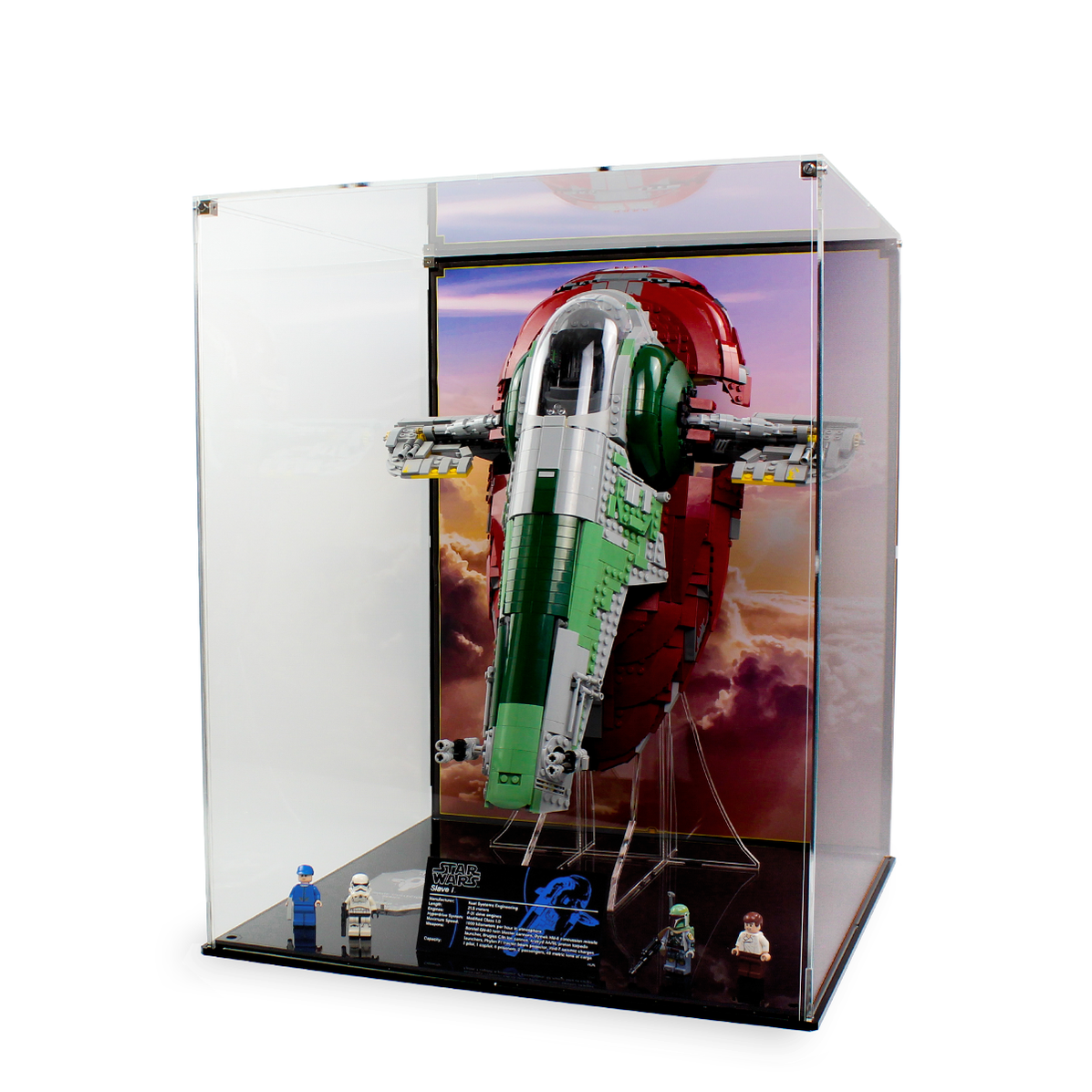 Display case for LEGO® Star Wars™ UCS Slave I (75060) — Wicked Brick