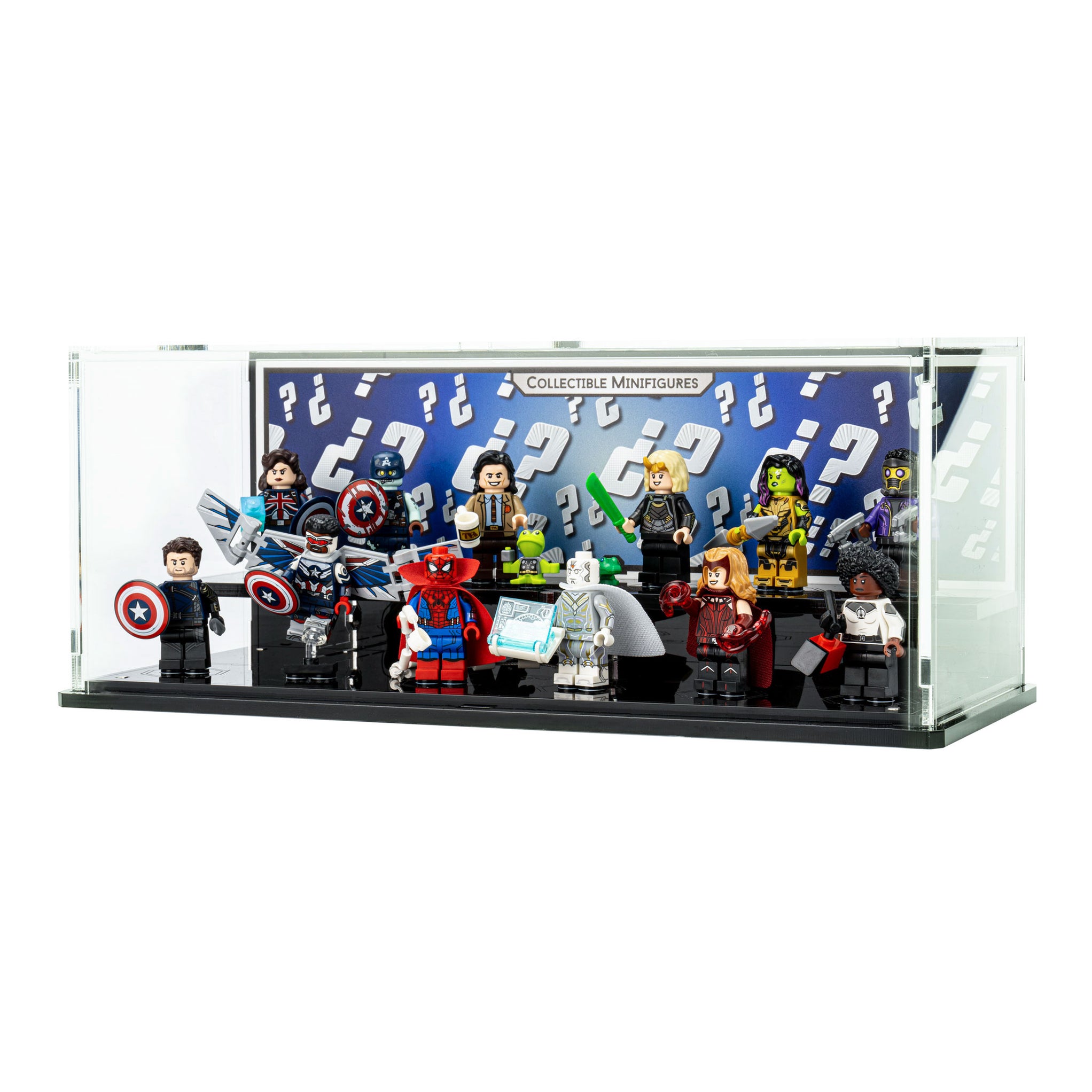 Display Case for LEGO Marvel Studios Minifigure Series 71031 — Wicked Brick