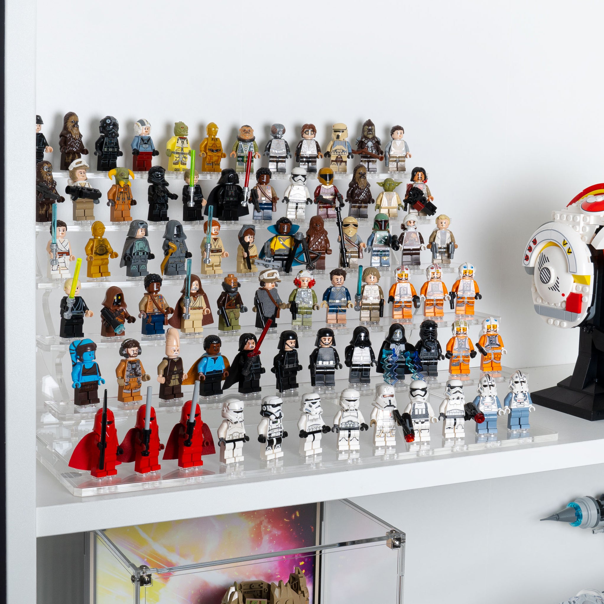 Display podium for LEGO® Minifigures for IKEA® Billy BookCase — Wicked ...
